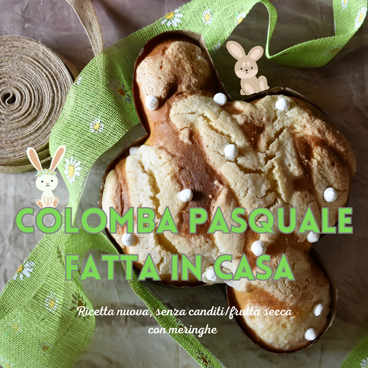 Colomba pasquale senza canditi – Profumo di Broccoli